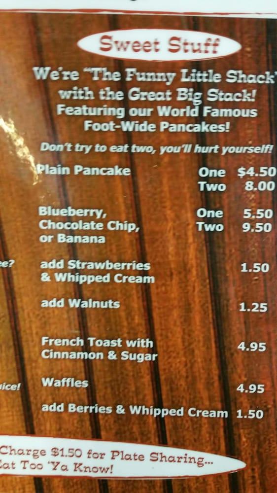 Menu at Mother's Cupboard restaurant, Syracuse