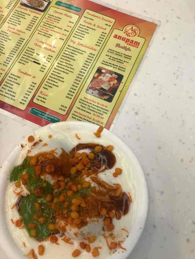 Menu at Anupam Sweets, Panchkula, Mansa Devi Complex, SCO 79, Mansa ...