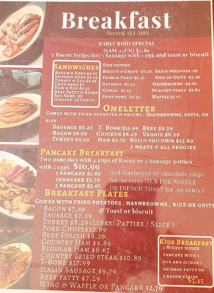 Kings Table Menu | Cabinets Matttroy