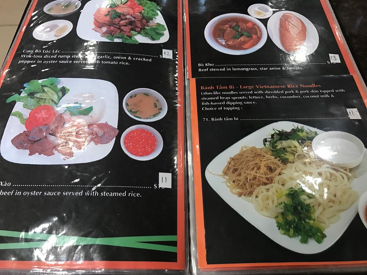 Menu at Broken Rice Vietnamese Restaurant - Canley Heights, Canley Heights