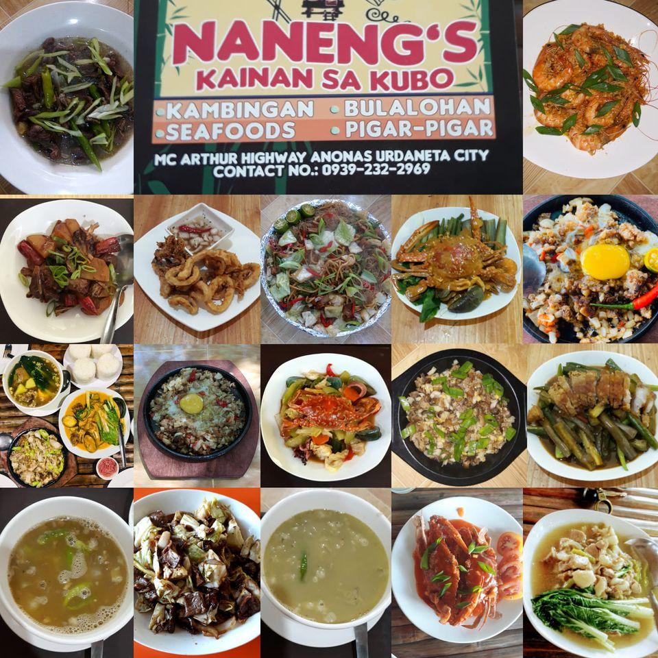 Carta del restaurante Kainan, Urdaneta del Pangasinán