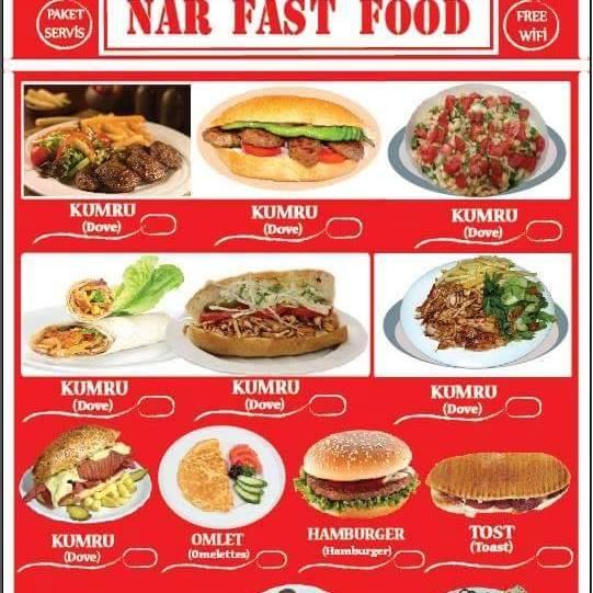 Menu at Nar Cafe Fastfood & Vitamin Bar, Alanya