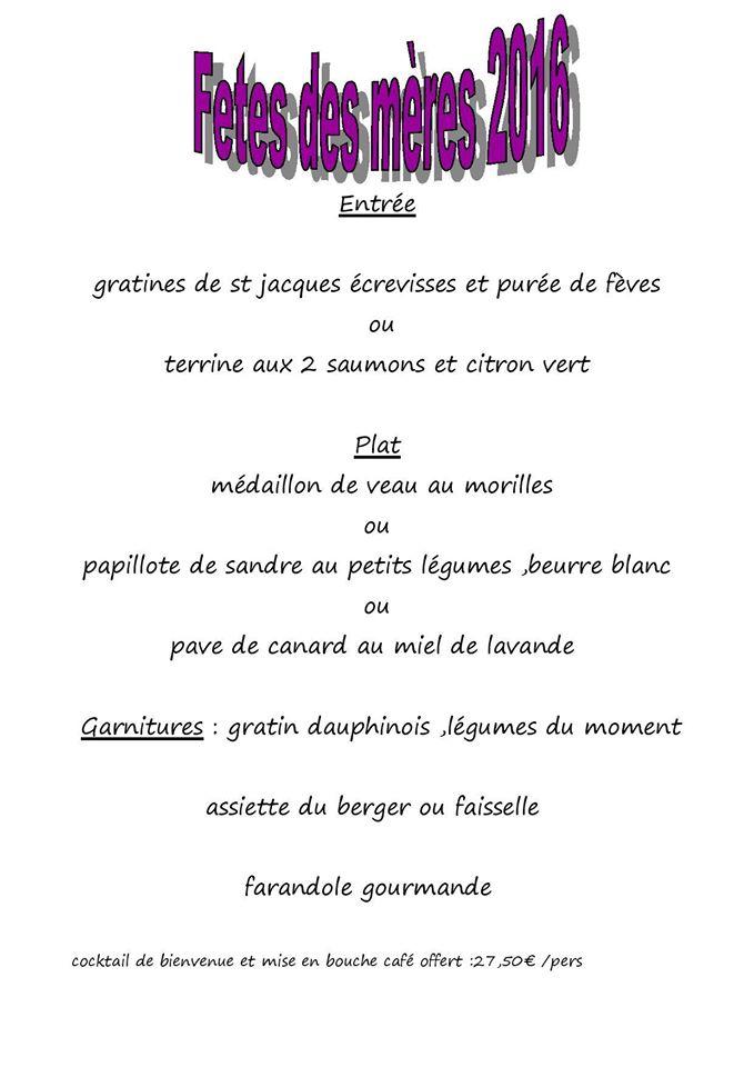 Menu at Secret Gourmand restaurant, Biol