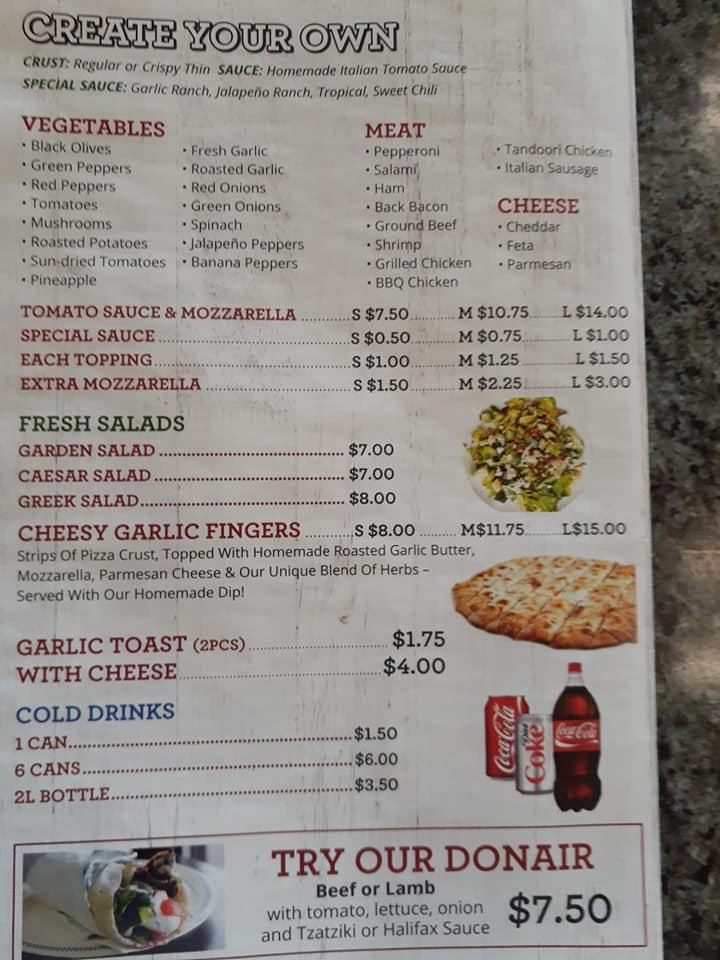 Menu at Best Bite Pizza Ltd restaurant, Chilliwack