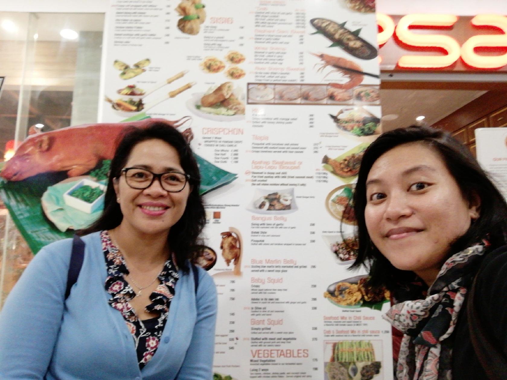 Menu at Mesa Filipino Moderne restaurant, Pasay, SM Mall of Asia