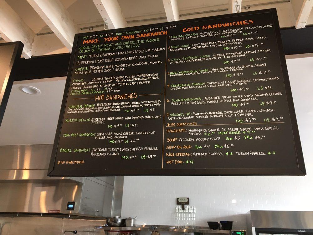 Menu at OP Market pub & bar, Santa Monica