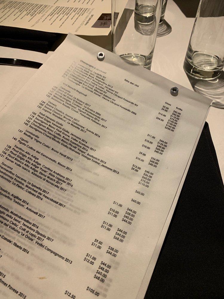 Menu at Sotto Sotto Restaurant, Atlanta