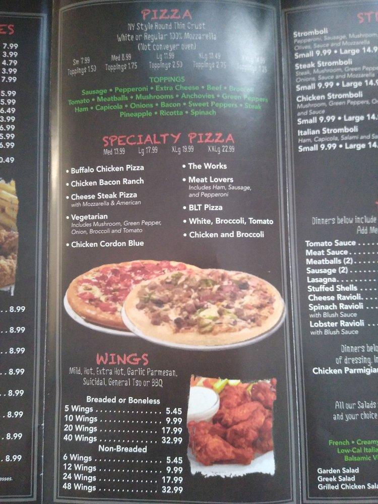 Menu at Bravo Pizza & Pasta pizzeria, Salem