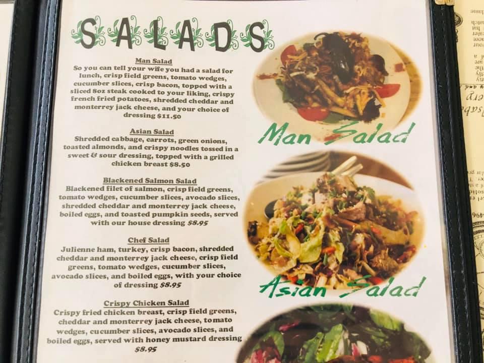 Menu at Rio Ranch Cafe, Kerrville