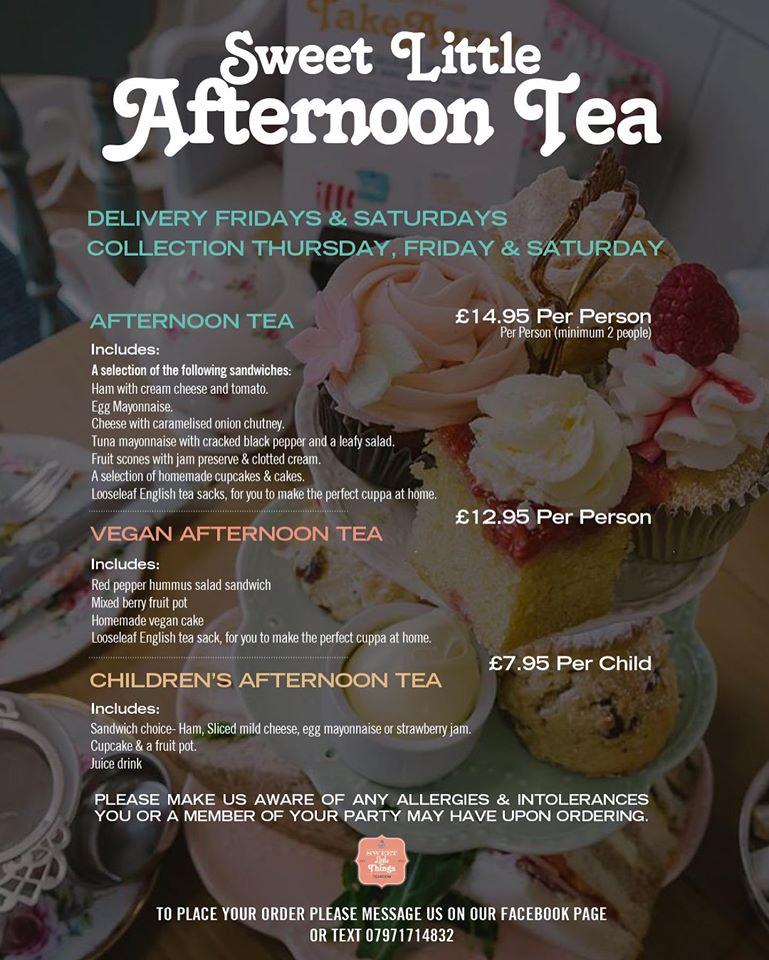 Menu at Sweet Little Things restaurant, Leigh