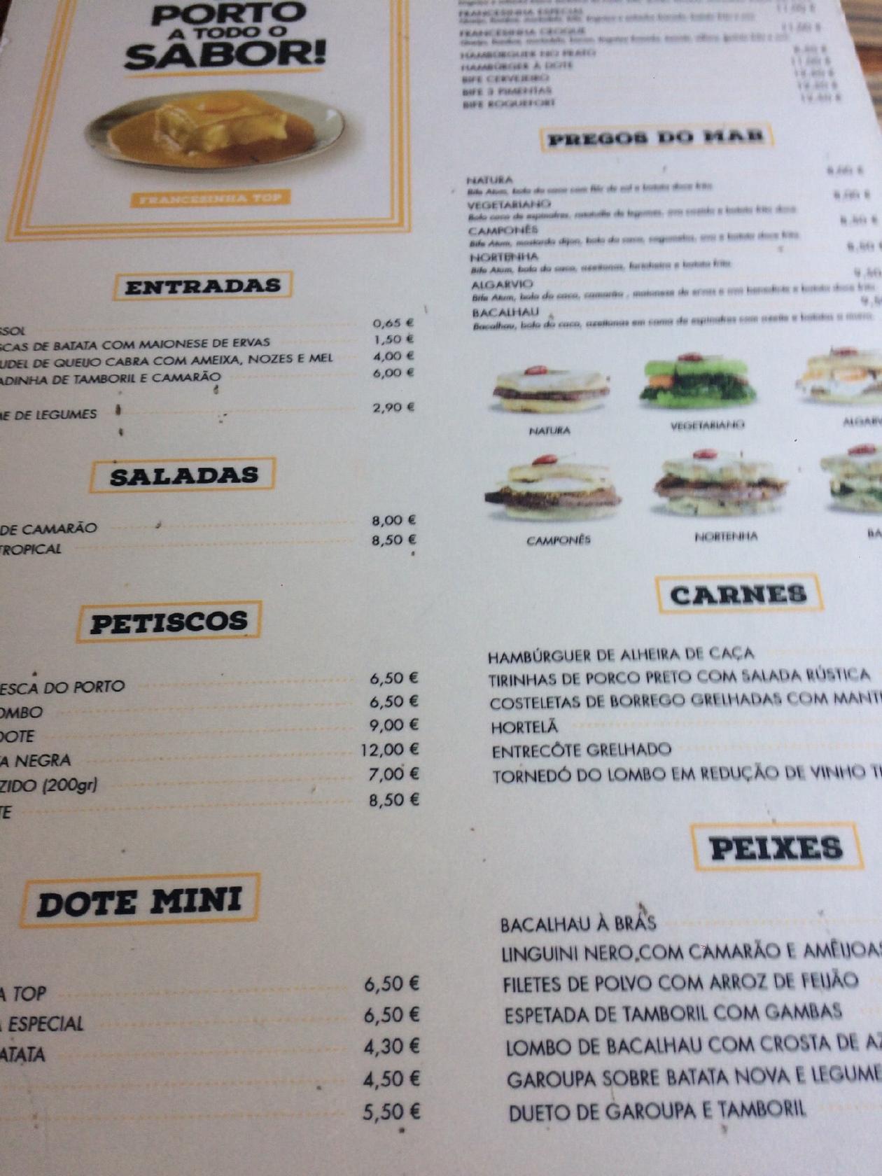 Menu em Dote - Cervejaria Moderna - Lisboa - Barata Salgueiro, Lisboa ...