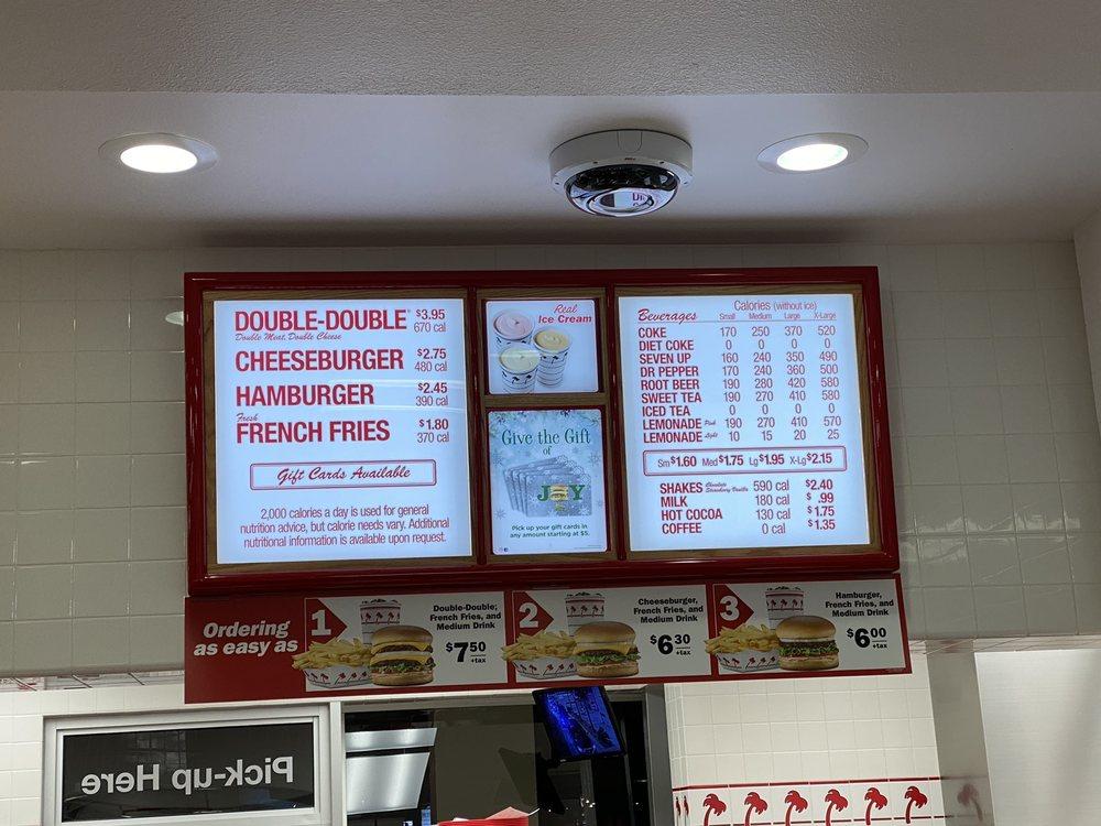 Menu at In-N-Out Burger fast food, Katy, Katy Fort Bend Rd