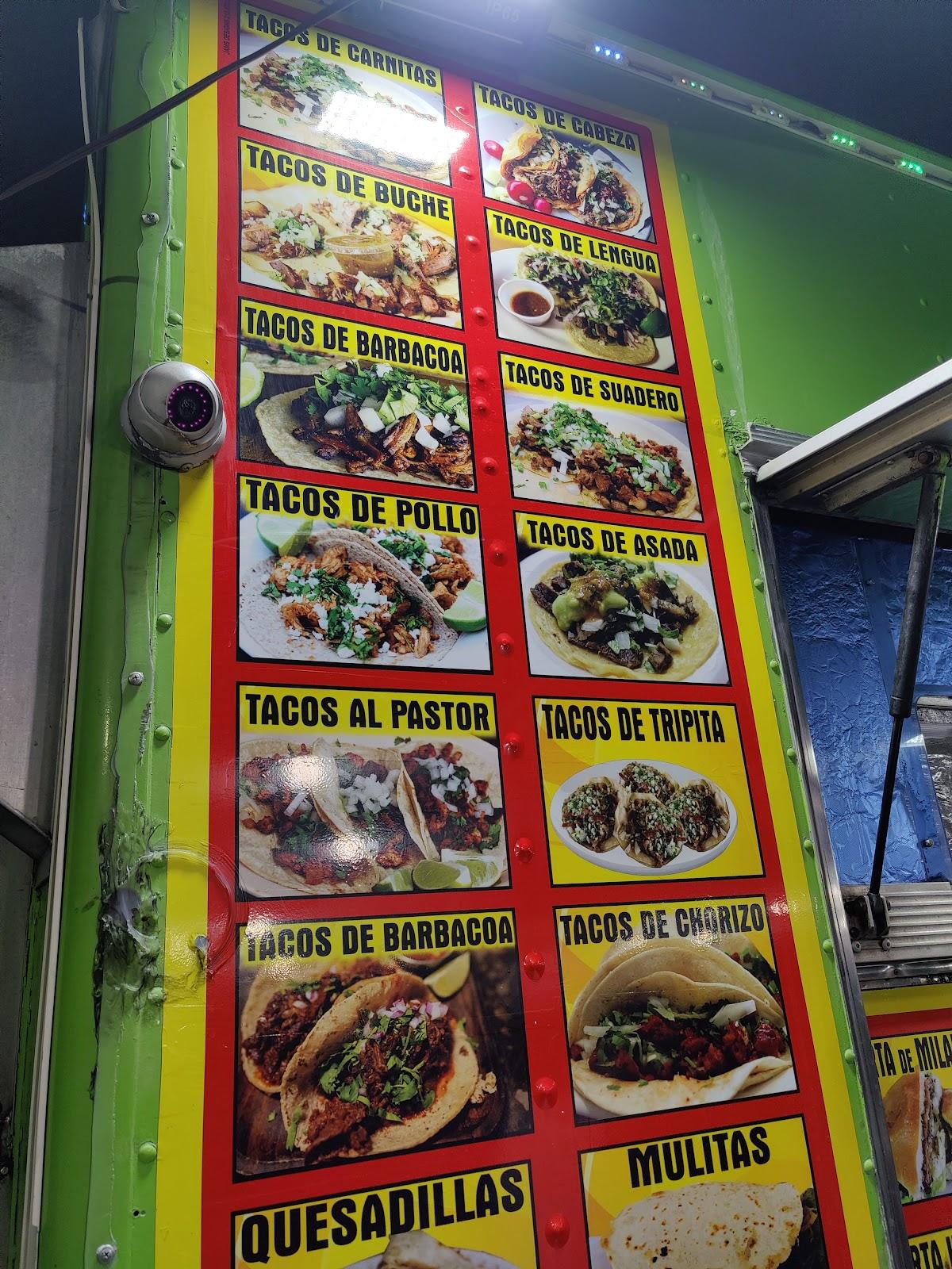 Carta del restaurante Chiquis Taco Truck, Los Angeles, Vine St