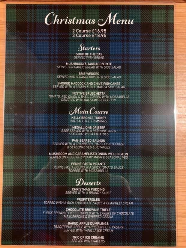 Menu at The Golf Inn pub & bar, Prestwick, 154 Main St