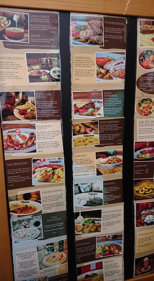 Menu da Bebbis, Interlaken