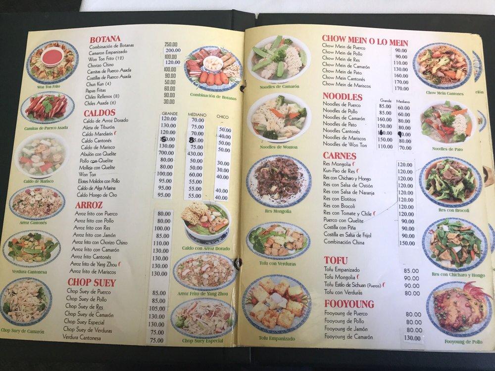 Menu at Palacio Royal Restaurant (Tijuana), Tijuana, Blvd. Agua ...