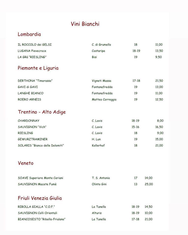 Menu da Il Covo Enoteca con Cucina ristorante, Osnago, Via Camillo ...
