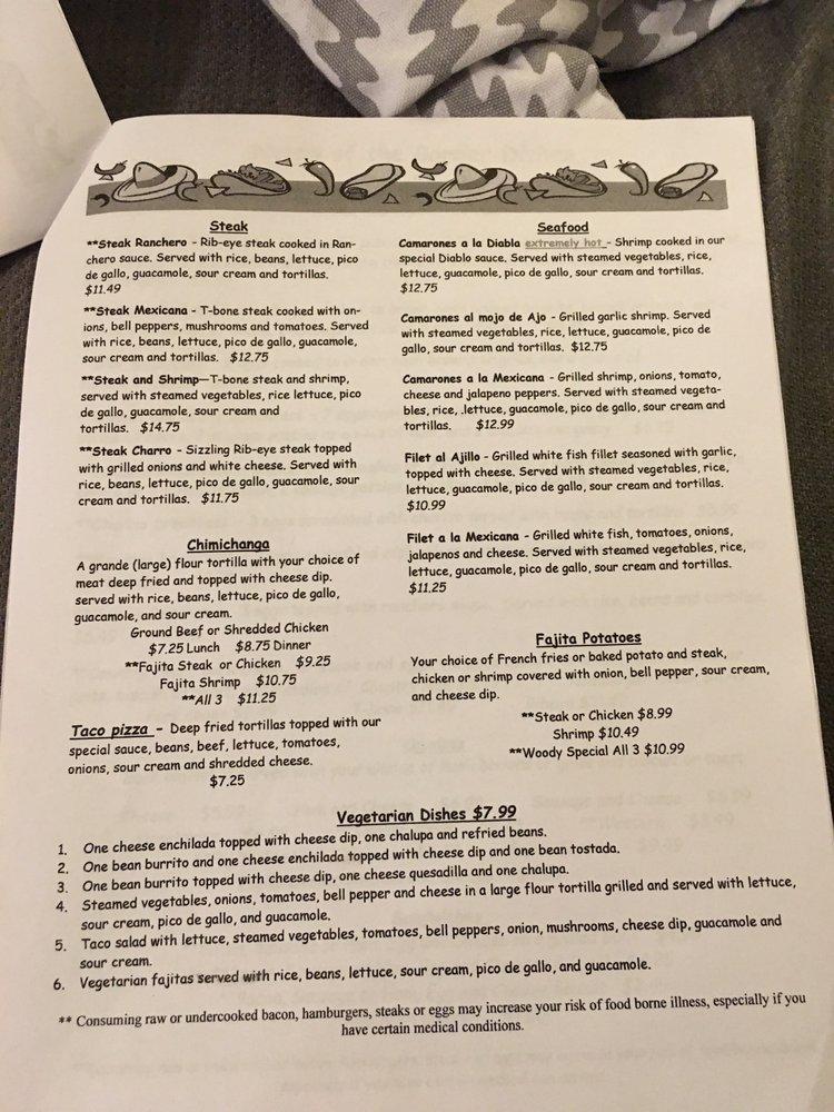 Menu at Jalapeno's Authentic Mexican Grill restaurant, Somerville