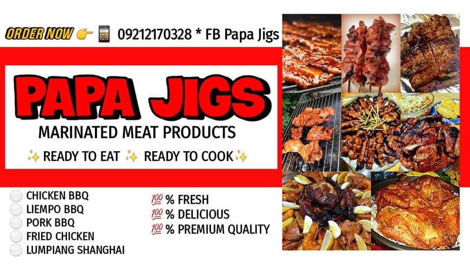 Menu at Papa Jigs pub & bar, Las Pinas, Block 5 Lot 10 Phase 2 Casimiro ...