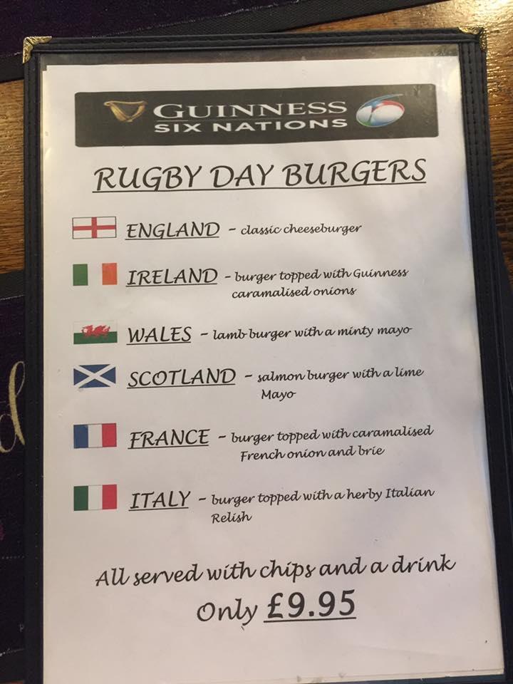 Menu at The Pirate Inn pub & bar, Penzance