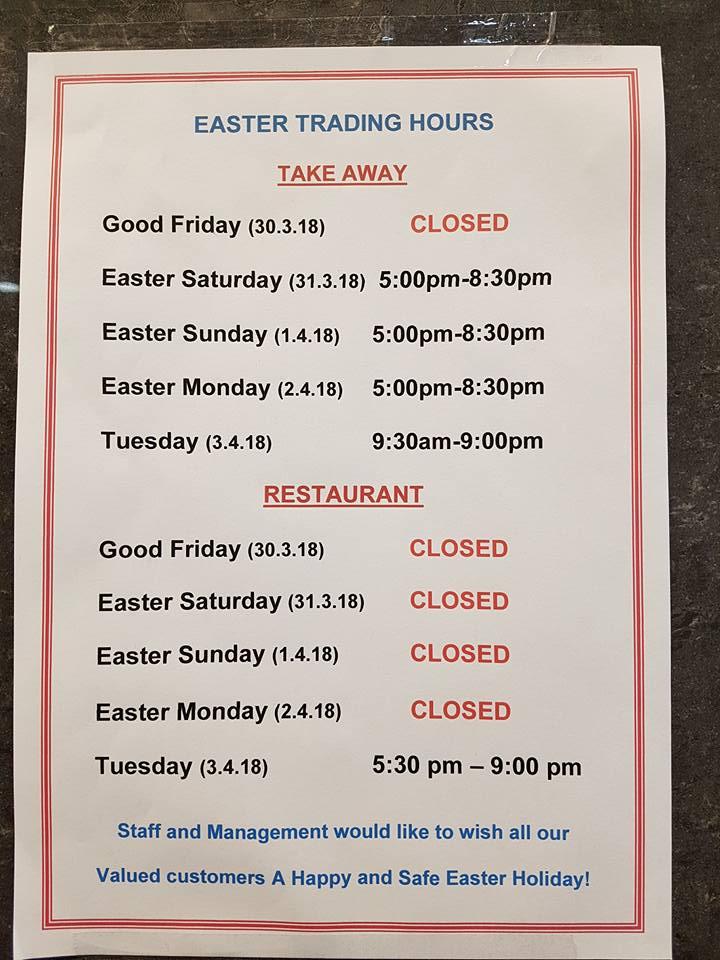 Menu at Happy Garden Chinese Restaurant Parap, Parap