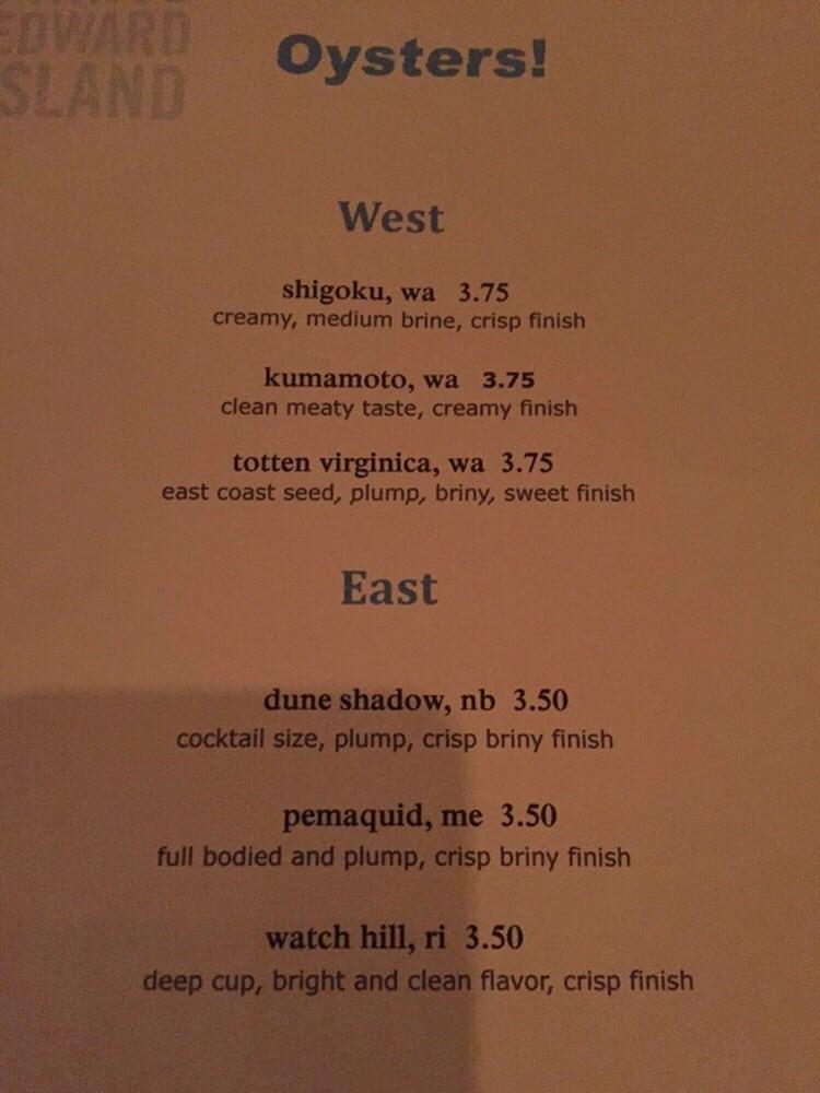 Menu at Flex Mussels desserts, New York City, 3rd Ave