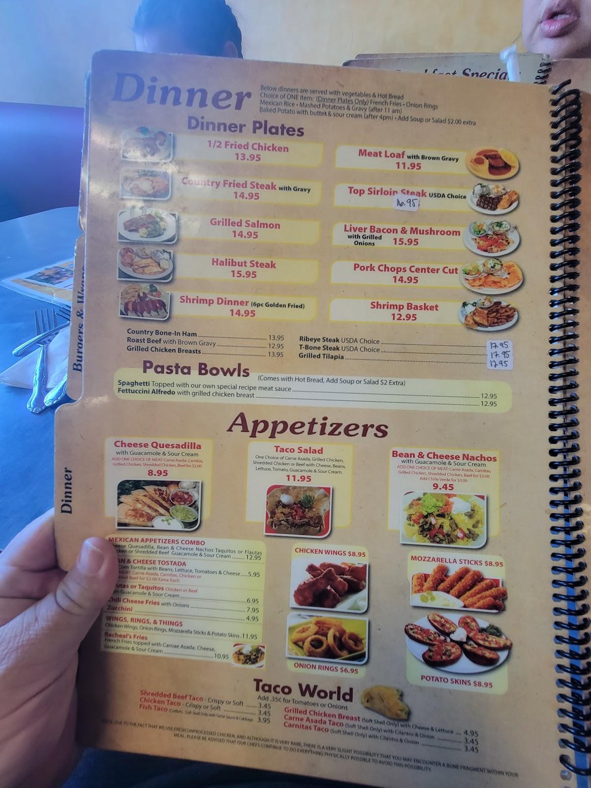 Menu at Brandon's Diner restaurant, Rancho Cucamonga, Base Line Rd