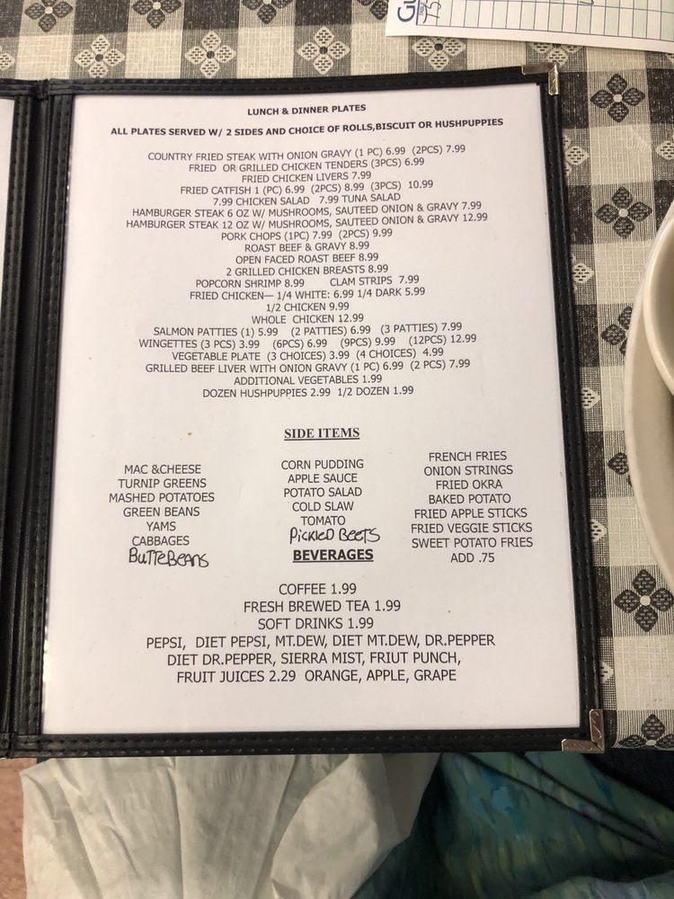 Menu at Restaurant 39, Henderson