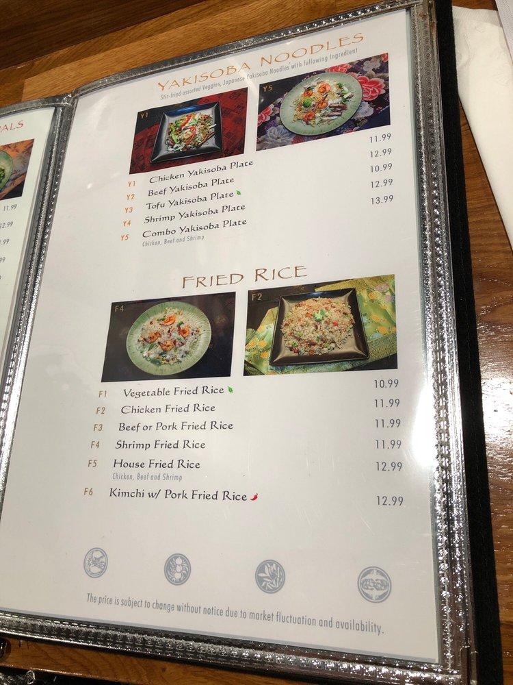 Menu at Harbor Sushi restaurant, Oak Harbor