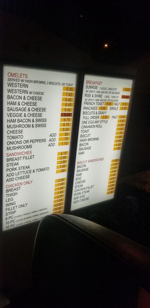 Menu at Jay's Krispy Fried Chicken fast food, Sikeston