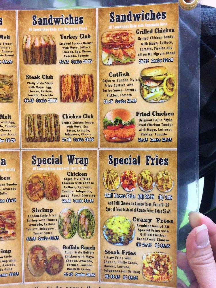 Menu at Joy Love Burgers restaurant, Houston, N Mason Rd