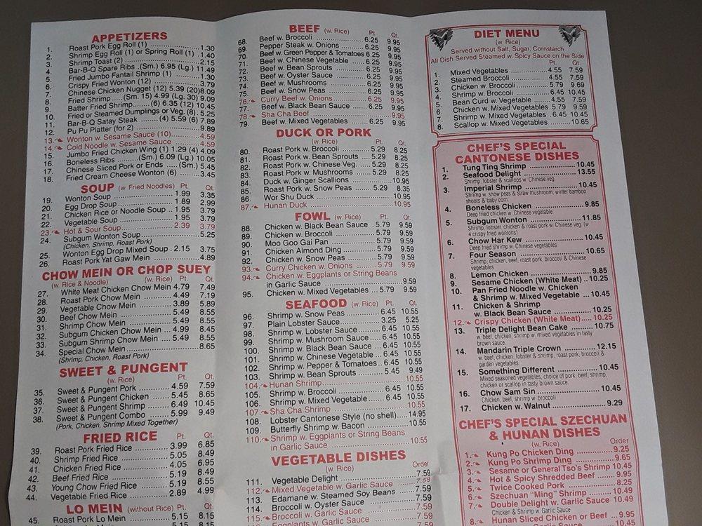 Menu at Best Meal Chinese Food restaurant, Patchogue