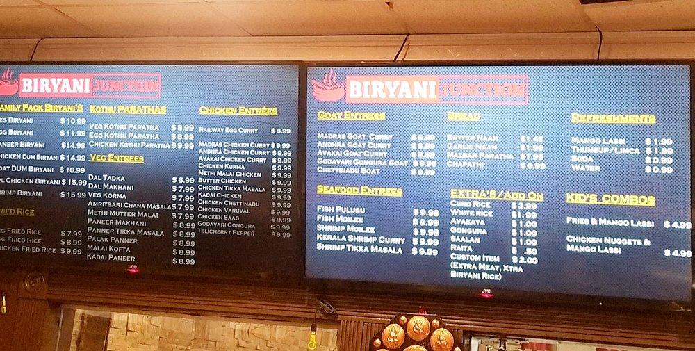 Menu at Biryani Junction - North Brunswick restaurant, New Brunswick