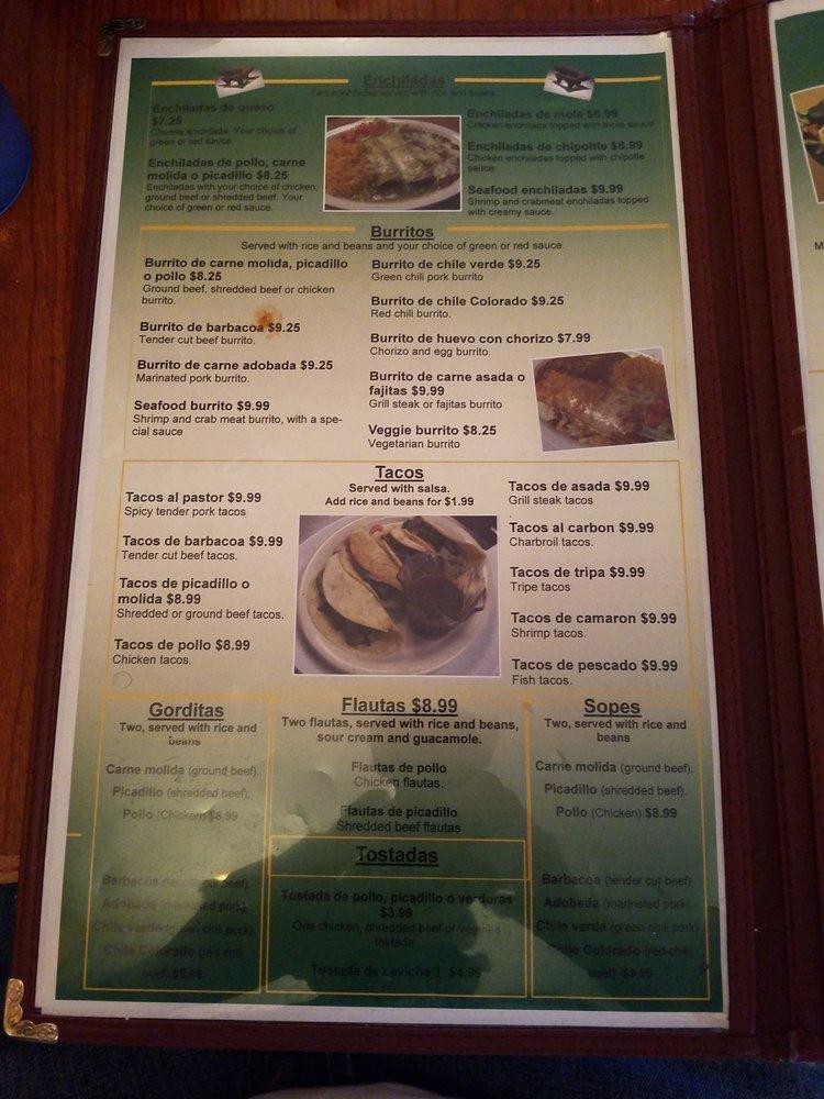 Menu at MMM Que Rico Restaurant, Farmington