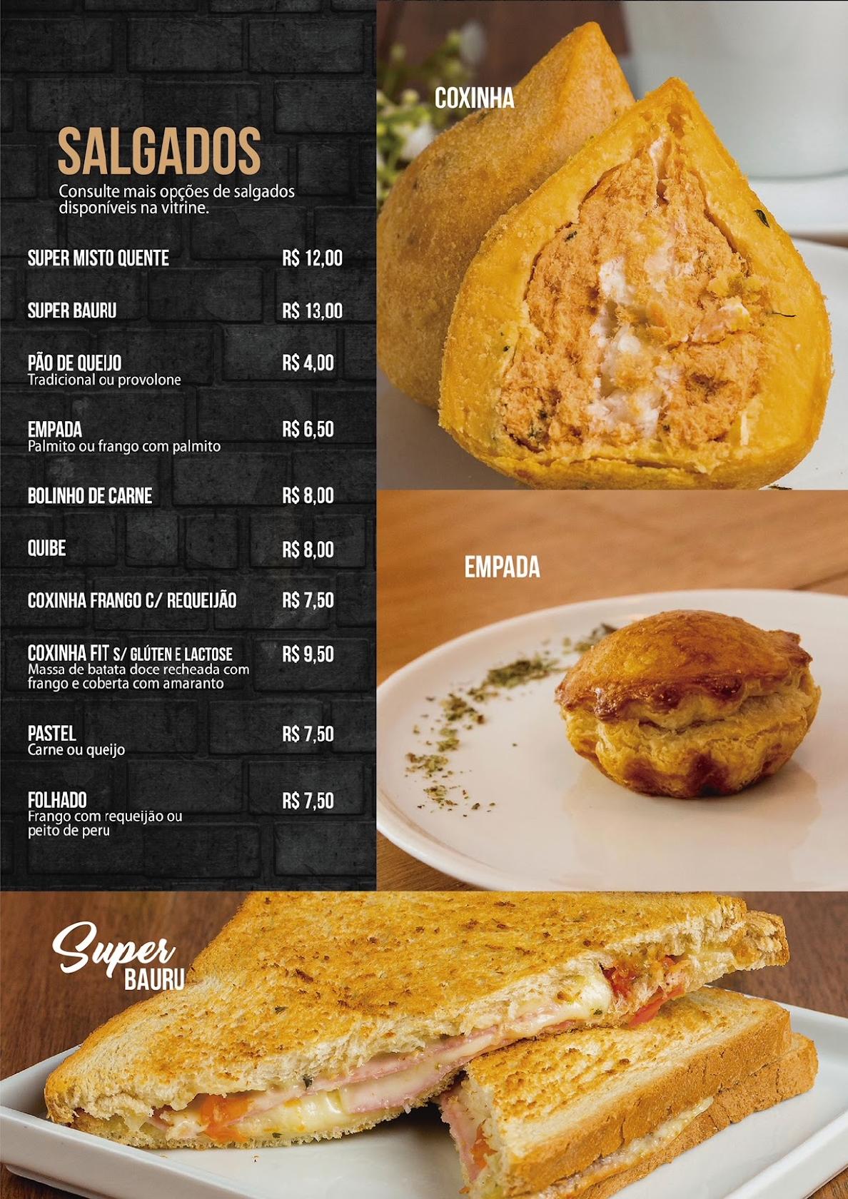 Menu em Barra Norte Café, Balneário Camboriú