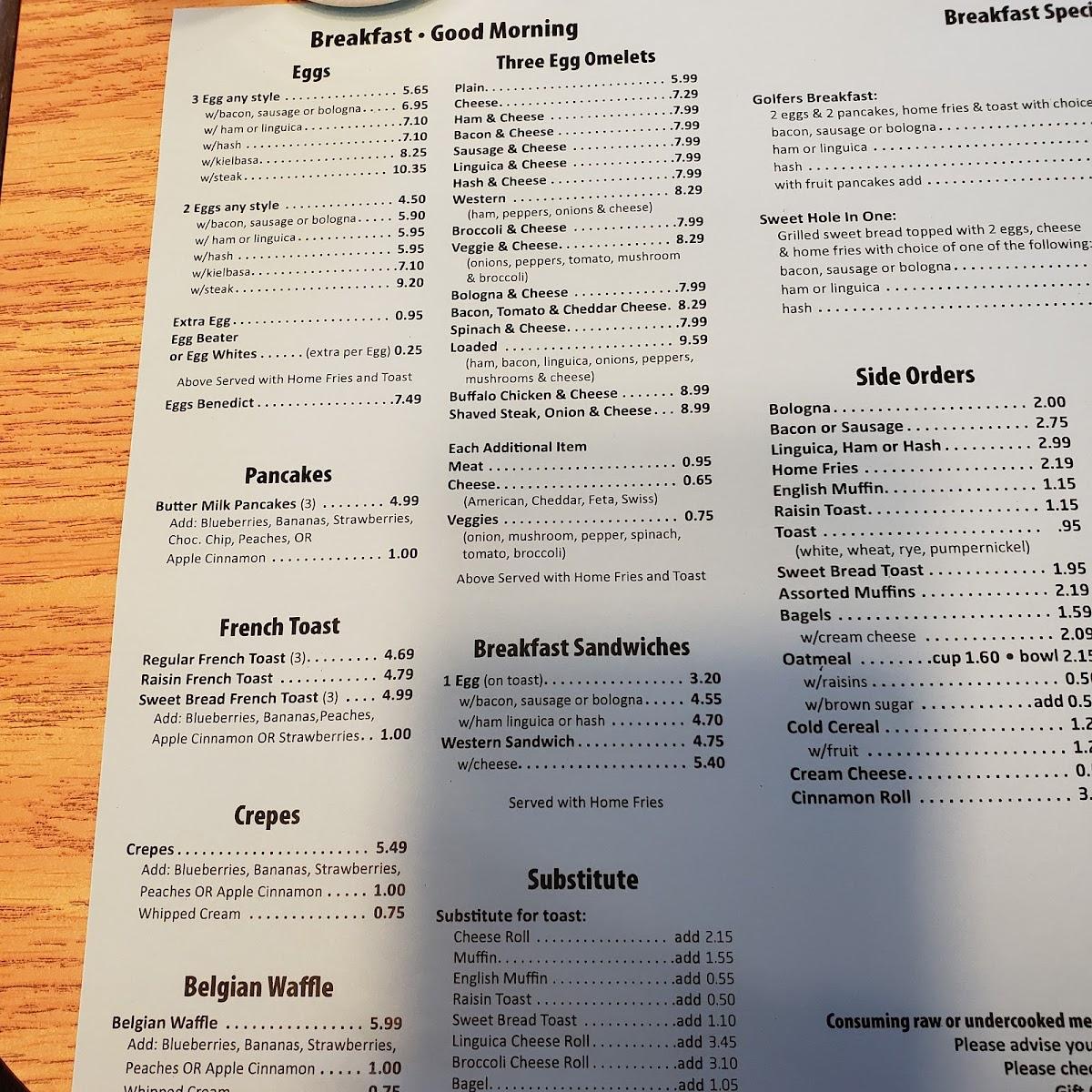 Menu at Rochelle's Restaurant, Acushnet