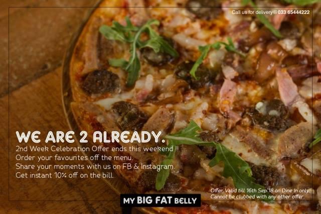 Menu at My Big Fat Belly, Kolkata, 22, Sarat Bose Rd