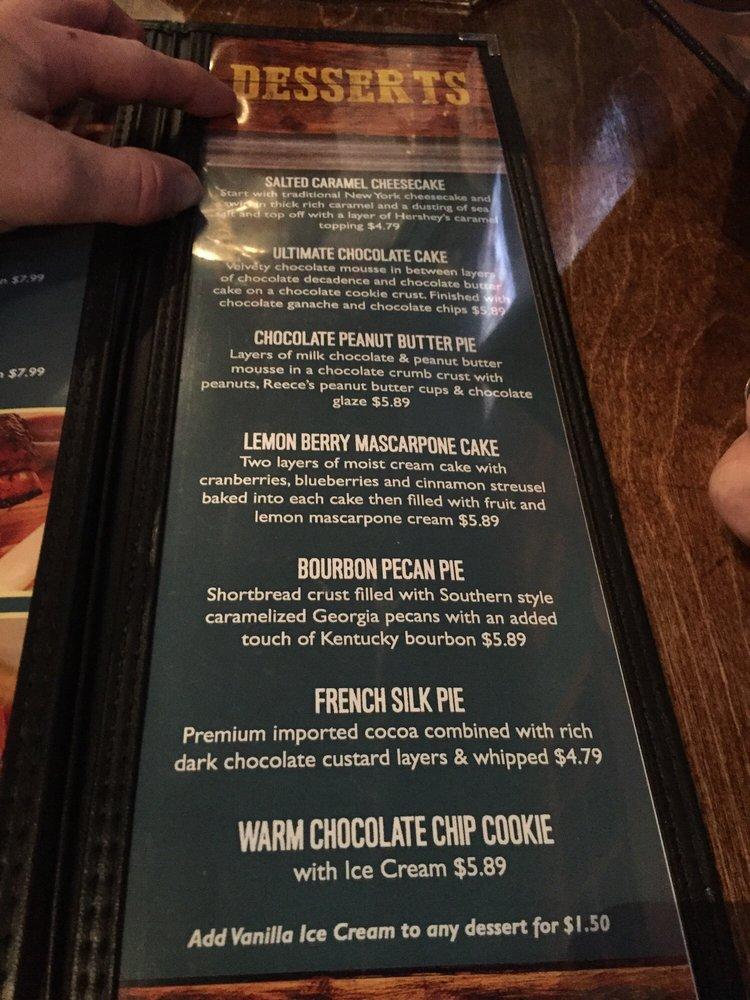 Menu at The Wood Booger Grill restaurant, Norton