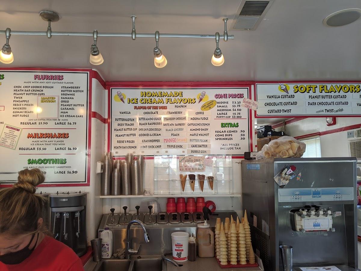 Menu at Seneca Farms restaurant, Penn Yan, NY-54A