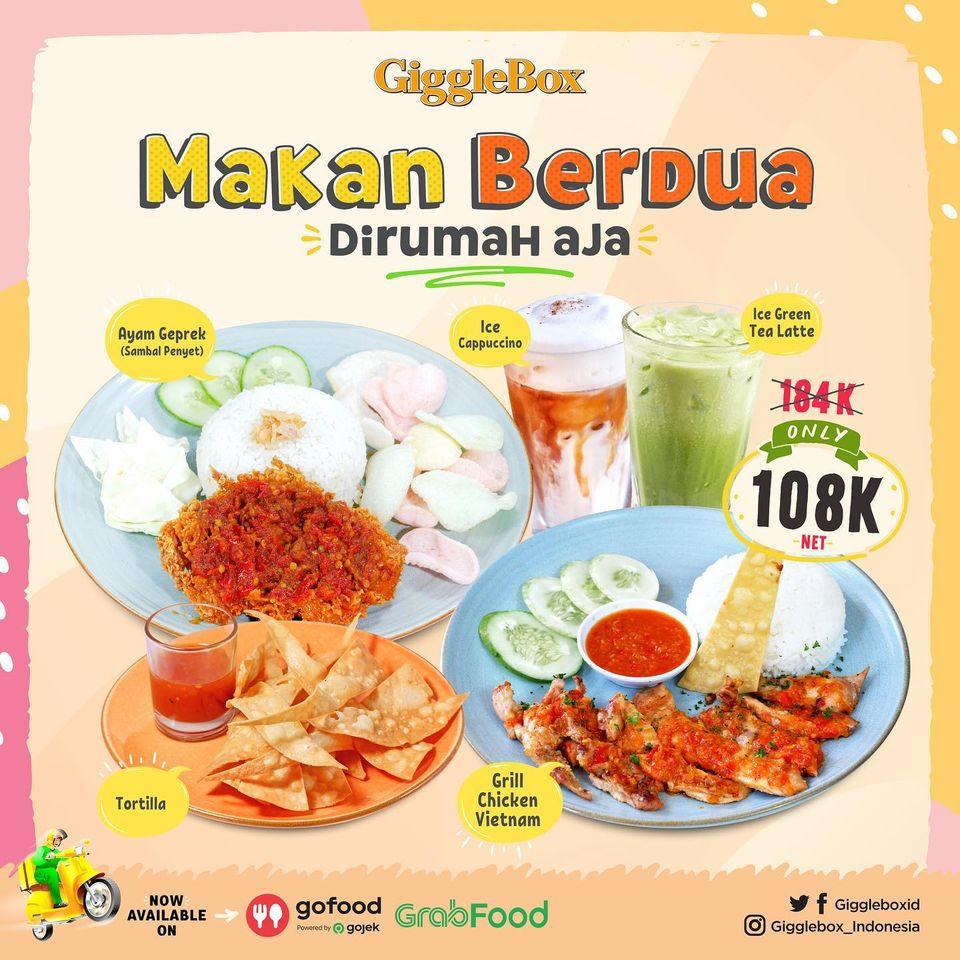 Menu at GiggleBox Cafe And Resto, Bandung, Jl. Progo No.33A