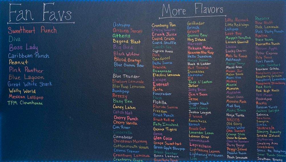 Menu at Ignite Nutrition pub & bar, Leesville