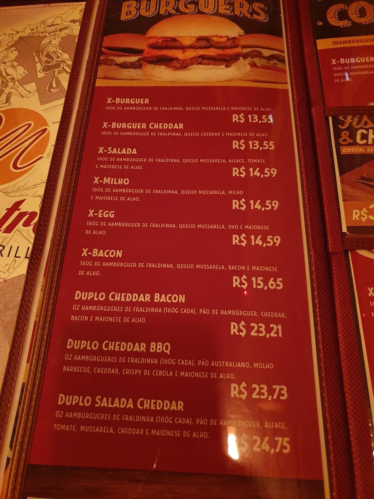 Menu em Maestro Burger & Grill restaurante, Itapetininga