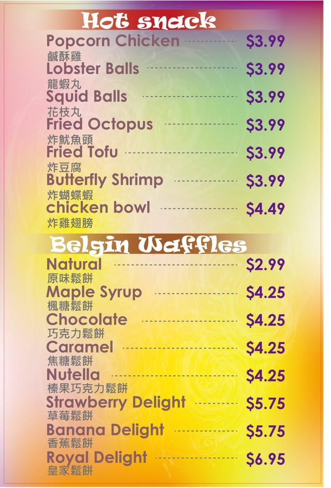 Menu at Fat Straw Cafe Livermore, Livermore