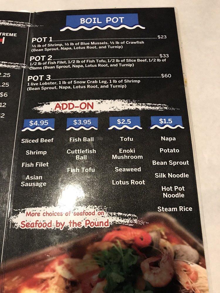 Menu at Seafood Shake pub & bar, Cleveland Heights