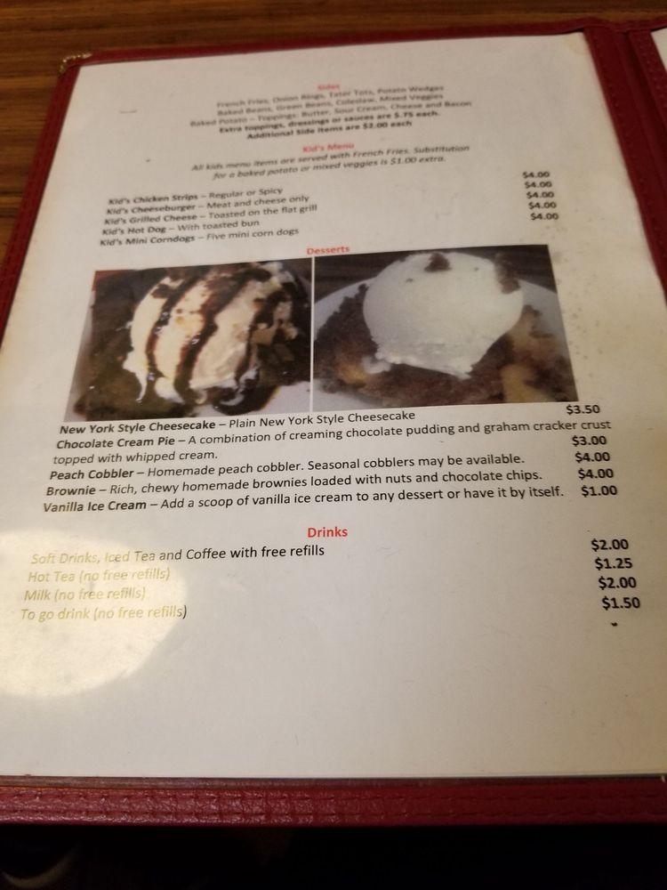 Menu at Franklin Steak House steakhouse, Franklin, Nashville Rd