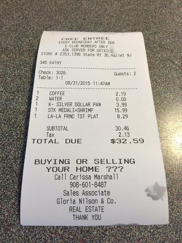 Menu at Perkins Restaurant & Bakery, Hazlet