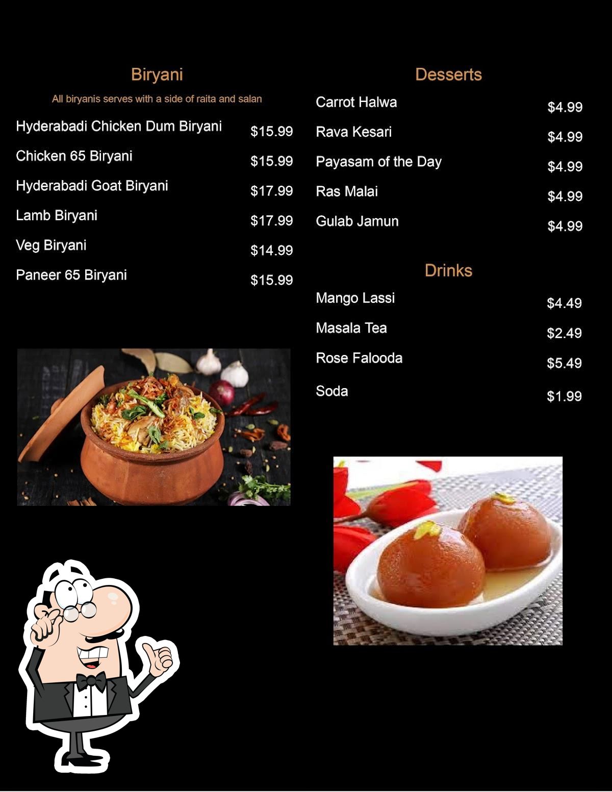 KGF Indian Restaurant, Kirkland - Restaurant menu, prices and reviews