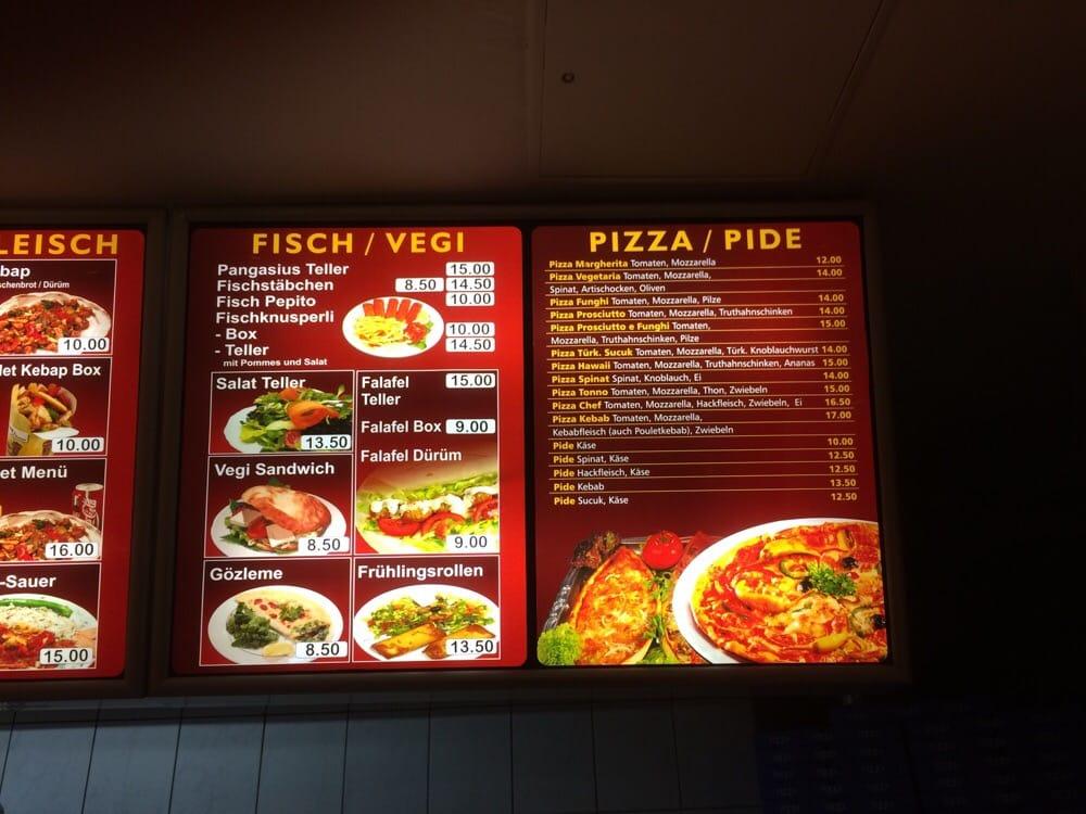 Speisekarte von Original Kebab Haus, Zürich, Franklinstrasse 20