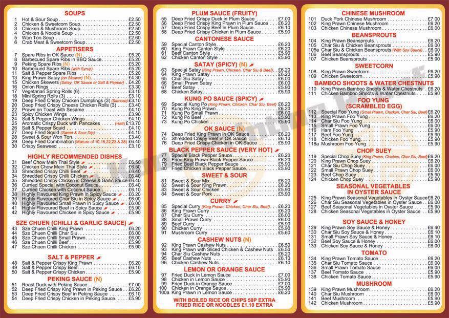 Menu at Neighbours fast food, Warrington, 10 Martin Ave