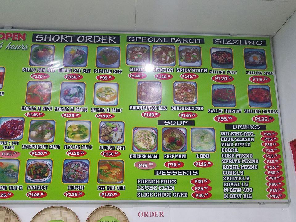 Menu at Prethegem Food House restaurant, San Mateo